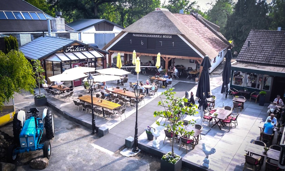 Pannenkoekenboerderij Grietje, Wandelarrangement + drankje en gebak ...