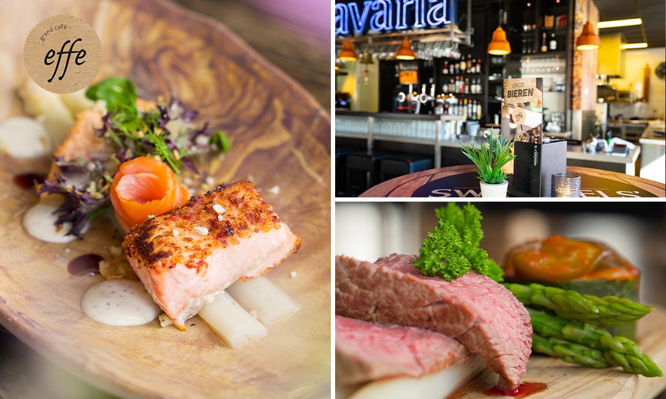 Grand Café Effe, 3- of 4-gangendiner zomer specials bij Grand Café Effe ...