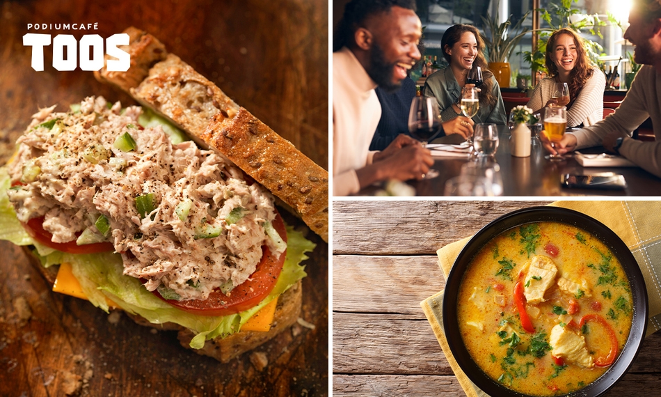 Podiumcafé Toos, 2-gangenlunch à la carte Spare 34% in Haarlem mit FC ...