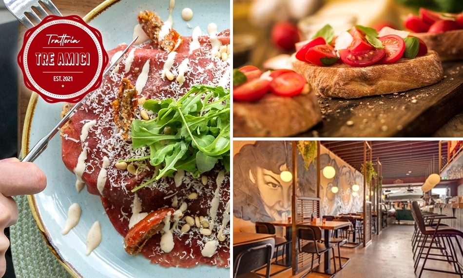 Trattoria Tre Amici, Italiaanse 2-gangenlunch in hartje Berlicum save ...